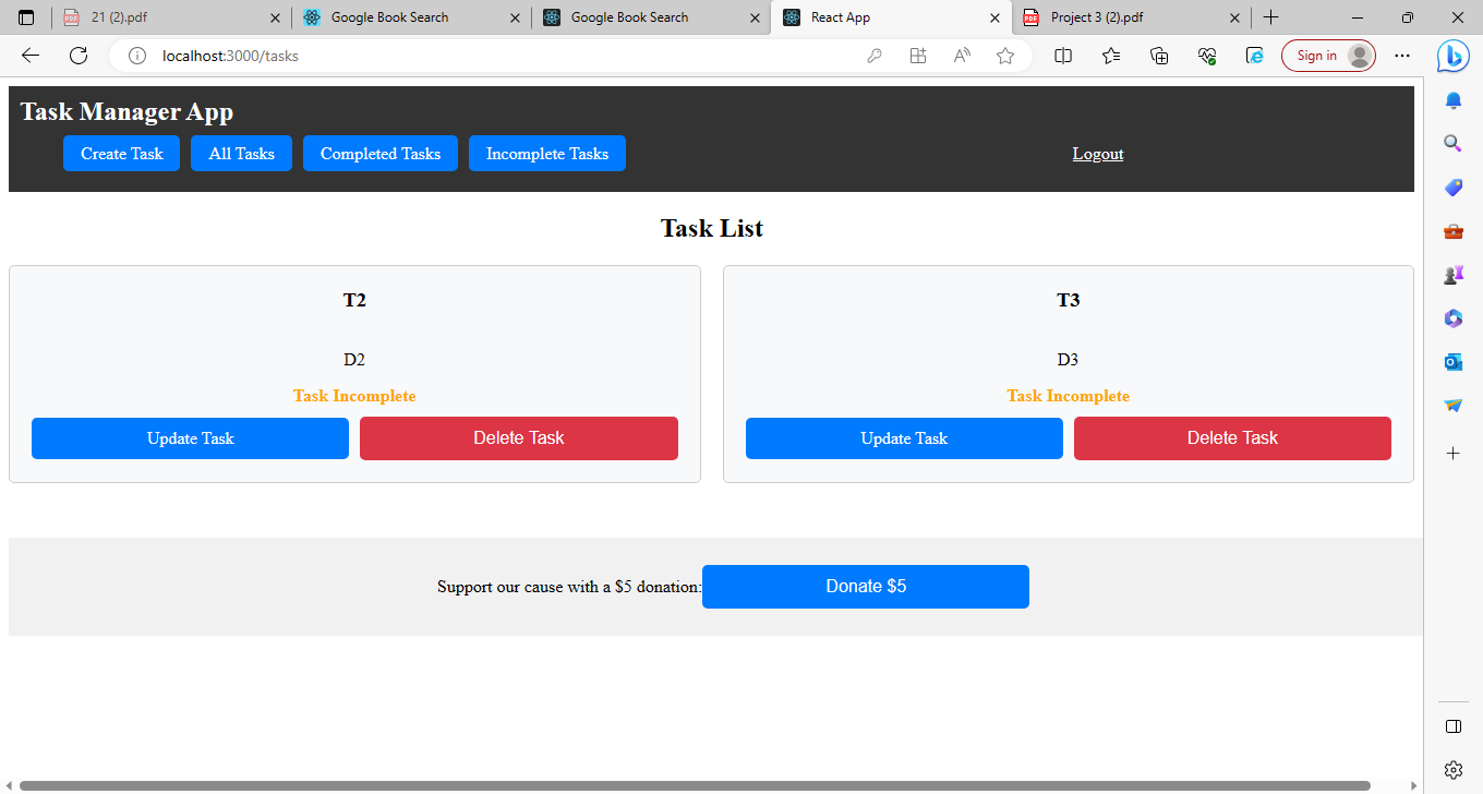 TASK MANAGER APP | taskmanagerapp